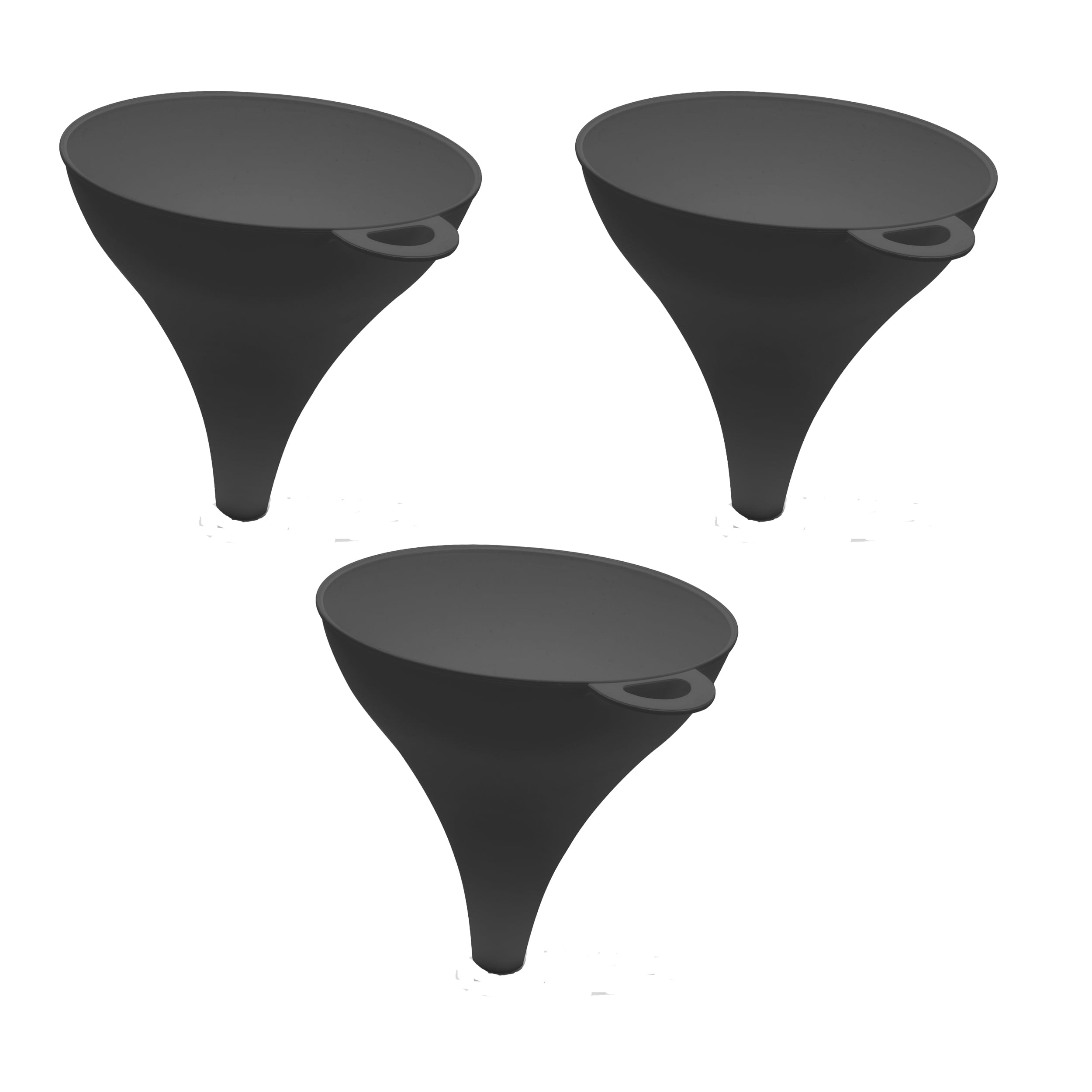 YBM Home Small Plastic Funnel for Water Bottle Liquid Transfer Food ...