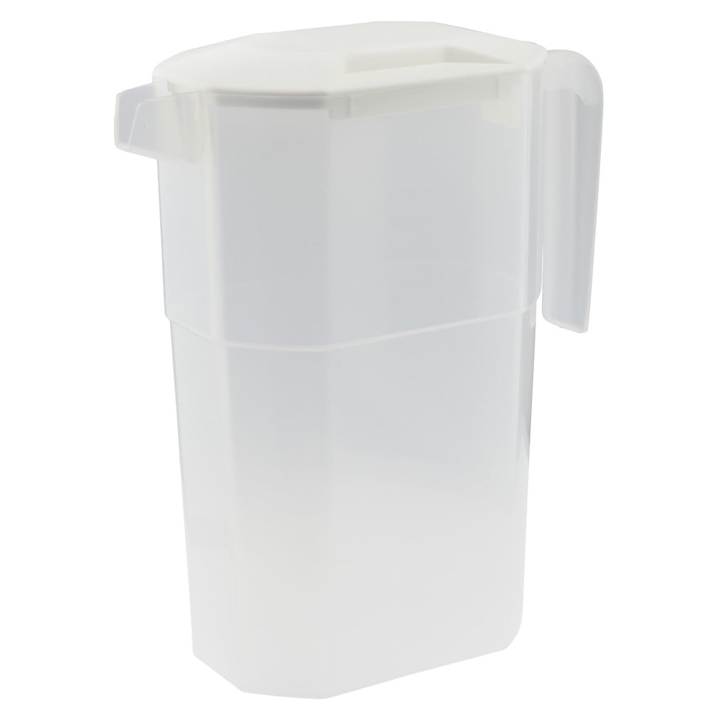 YBM Home Square Plastic Pitcher on Lid, No Spill, Leak While Pouring ...