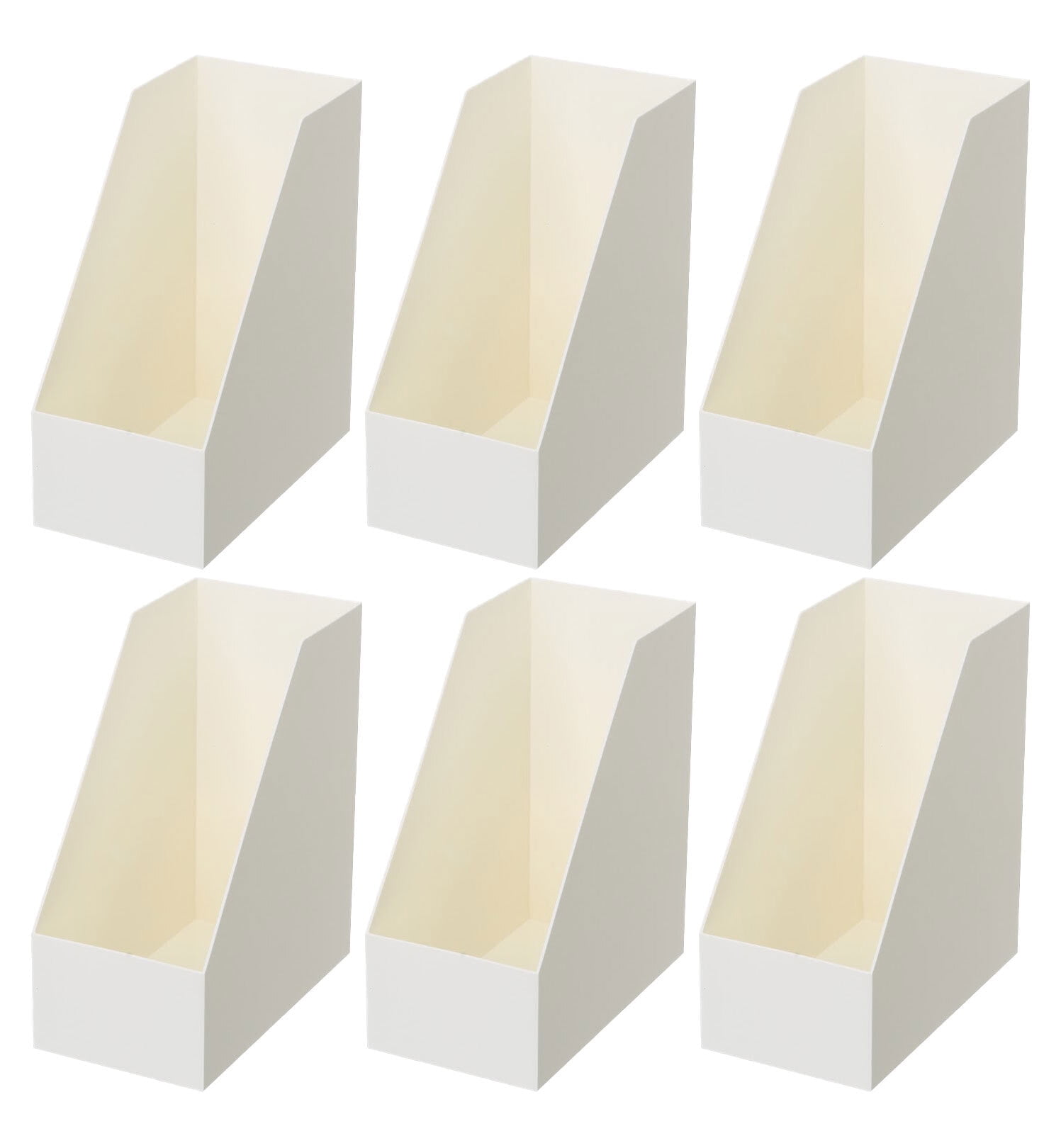 YBM Home Vertical File Bins Organizer Open Front Design for Easy Access ...