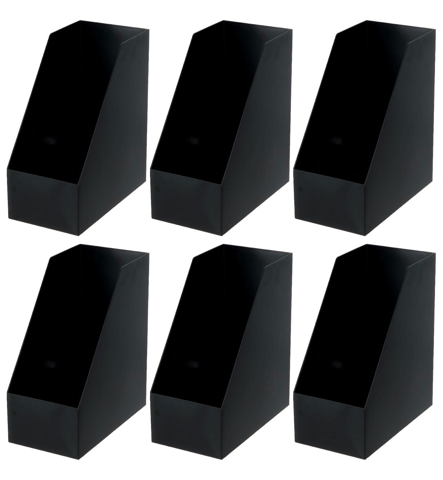 YBM Home Vertical File Bins Organizer Open Front Design for Easy Access ...