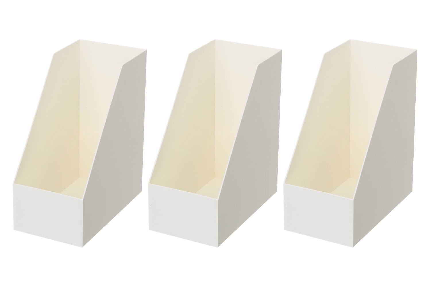 YBM Home Vertical File Bins Organizer Open Front Design for Easy Access ...