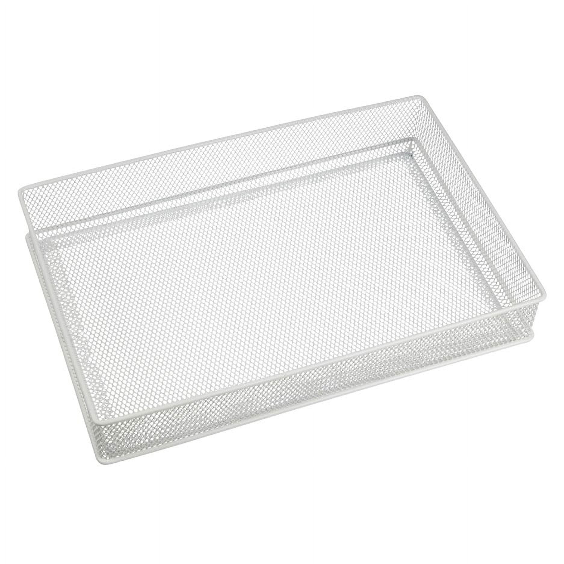 YBM Home White Mesh Desk Drawer Organizer Tray for Home and Office ...