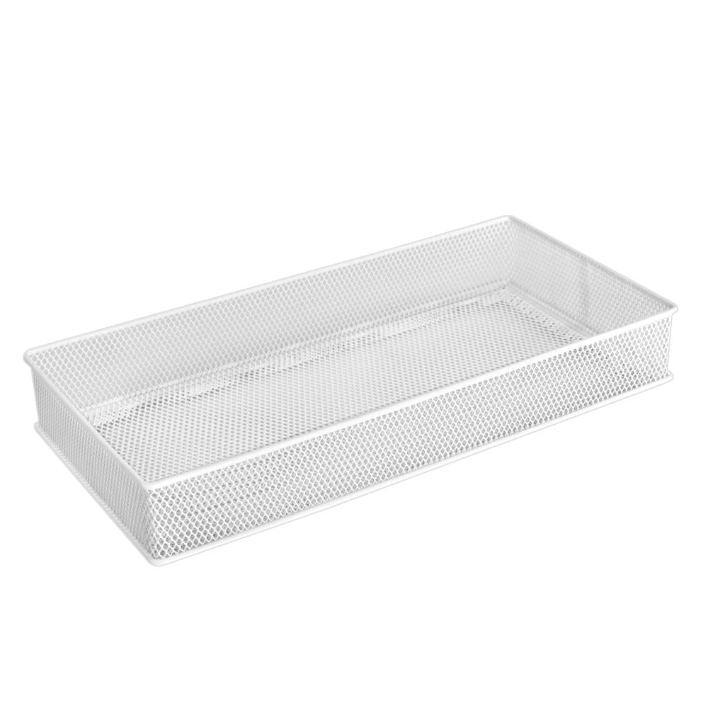 YBM Home White Mesh Drawer Organizer Tray for Kitchen and Desk Drawers ...