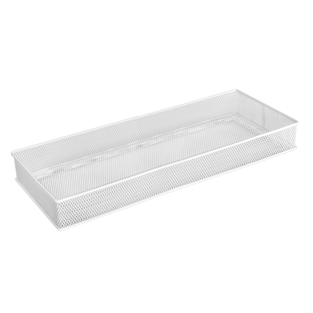 YBM Home White Mesh Drawer Organizer Tray for Kitchen and Desk Drawers ...