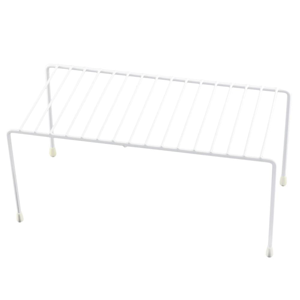YBM Home White Wire Cabinet Helper Shelf Organizer for Kitchen ...