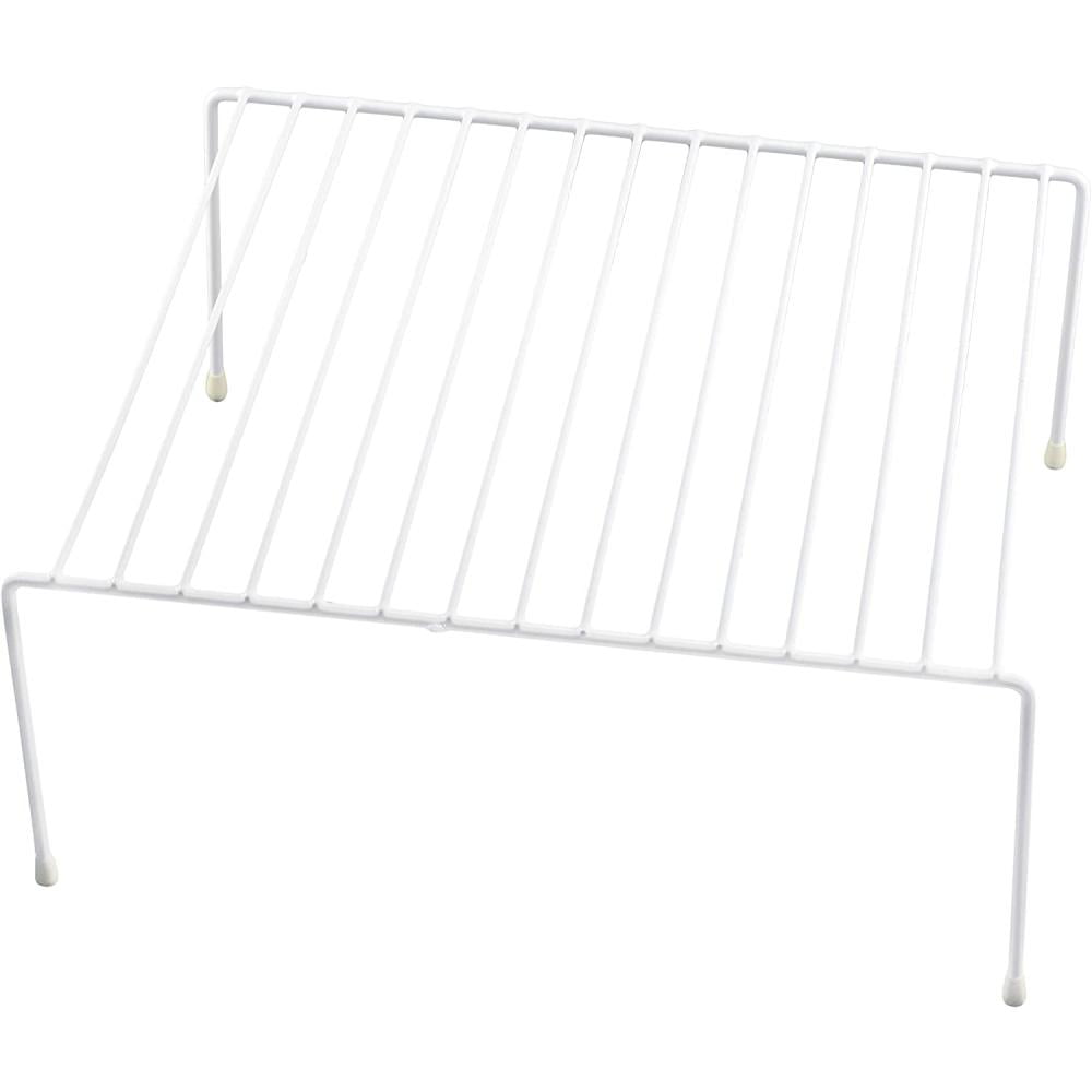 YBM Home White Wire Organizer, Expandable Kitchen Counter & Cabinet ...