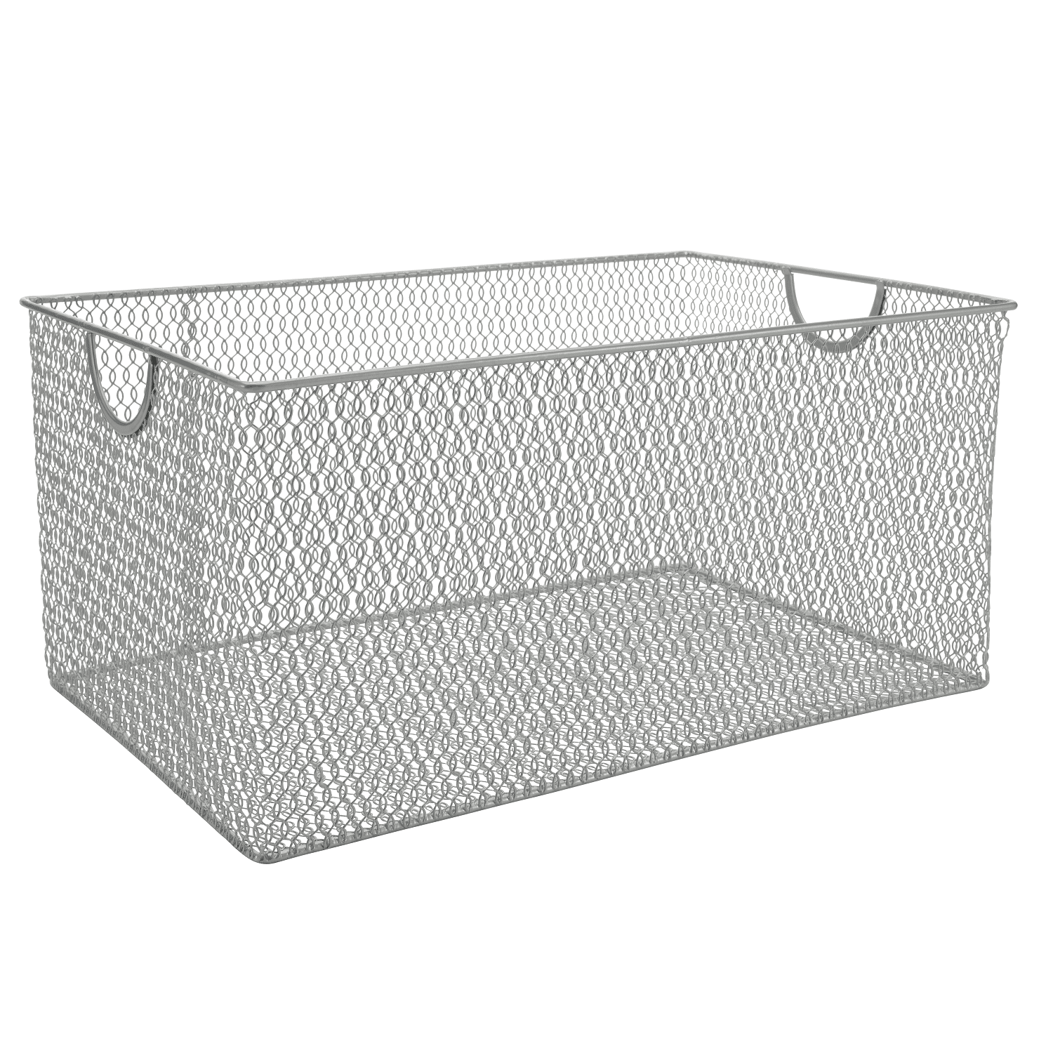 YBM Home Stainless Steel Wire Mesh Basket with Built-in Handles ...