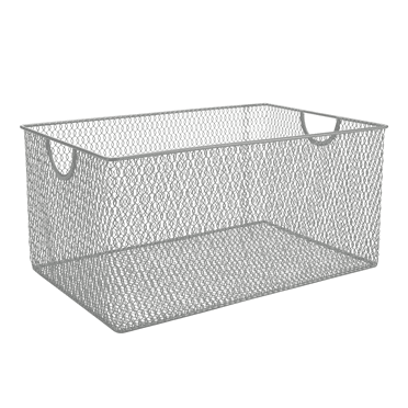 YBM Home Wire Mesh Open DVD, CD, Book Storage Basket 11 x 5.5 x 5 ...