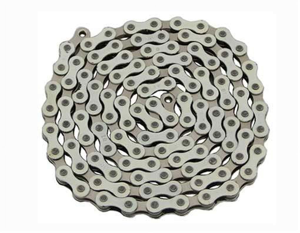 YBN Chain 1/2x1/8x112 White/Chrome. for bicycle Chain, bike chain ...