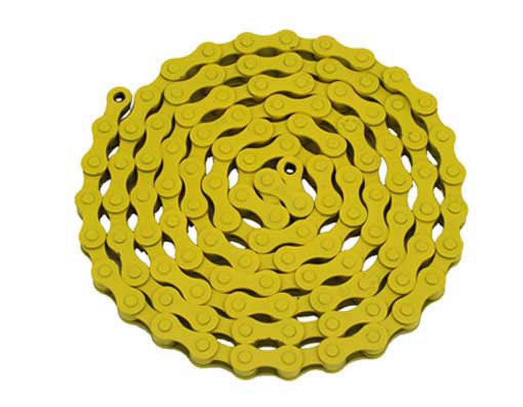 YBN Chain 1/2x1/8x112 Yellow. for bicycle Chain, bike chain, lowrider ...