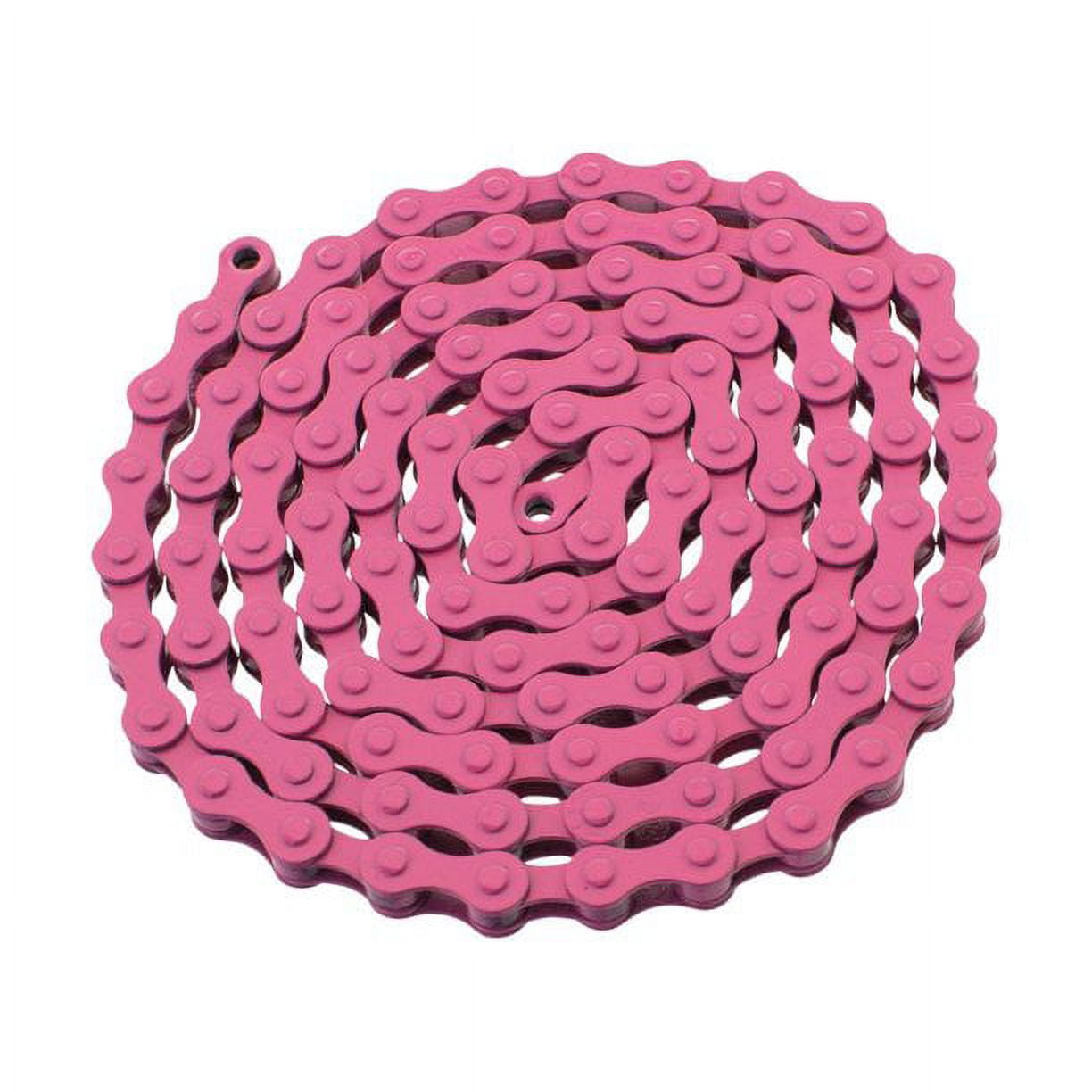 YBN S410 Bicycle Chain 1 Speed 1 2 X 1 8 Inch 112L Pink Walmart ybn-s410-bicycle-chain-1-speed-1-2-x-1-8-inch-112l-pink-walmart