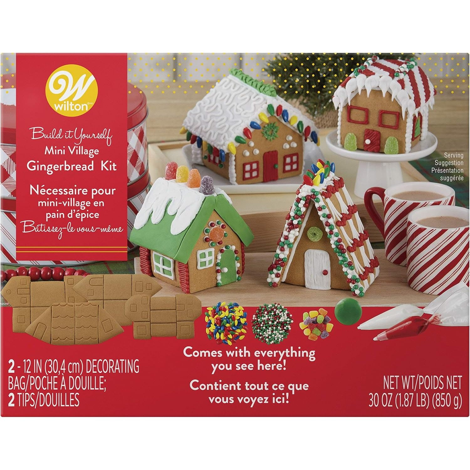 Gingerbread Village Set