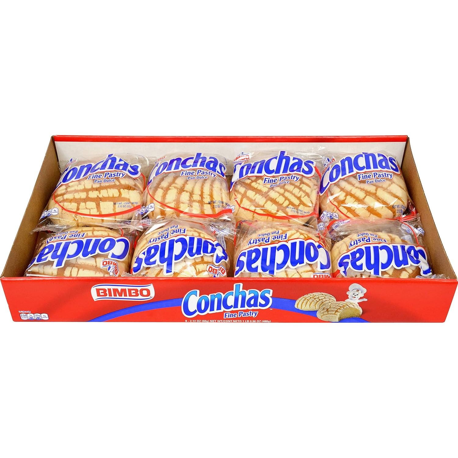 YBQF Conchas Panaderia Mexicana Pan de Dulce ( Fine pastry) 16oz, pack ...