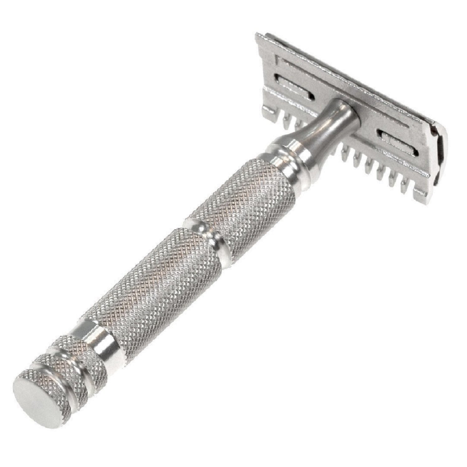 YBQF Full Stainless Steel Open Closed Comb Double Edge Safety Razor ...