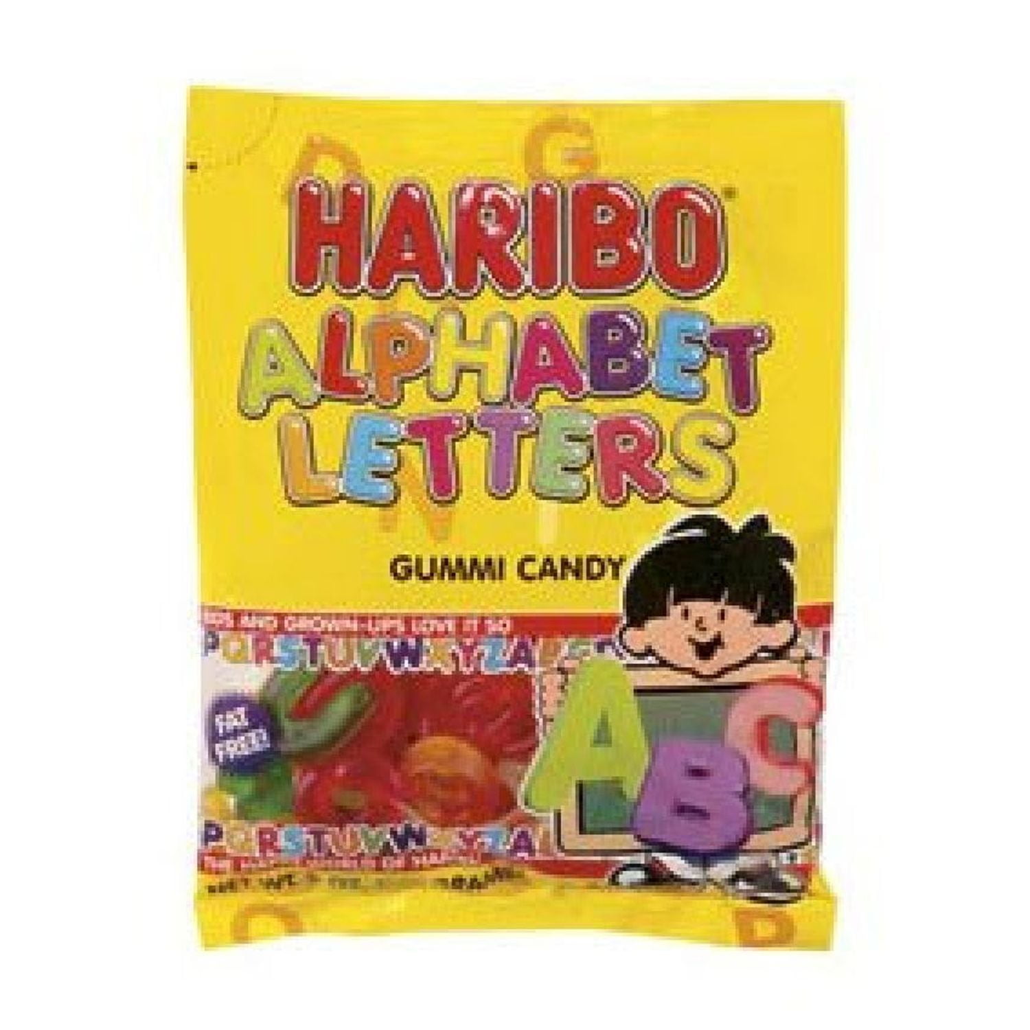 YBQF Gummi Alphabet Letters (Economy Case Pack) 5-oz Bag (Pack of 12 ...
