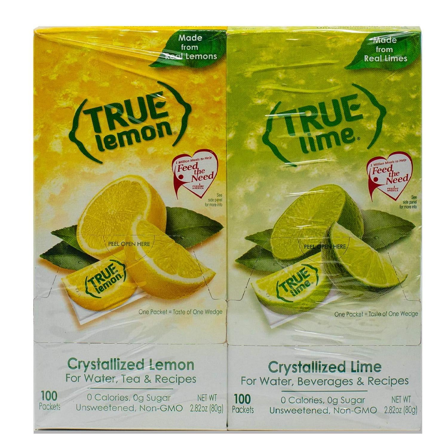 YBQF and True Lime Crystallized Beverage Powder- Made from Real Lemon ...
