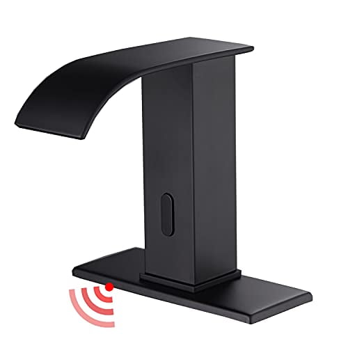 YBlucklly Automatic Sensor Touchless Bathroom Sink Faucet DC Powered ...