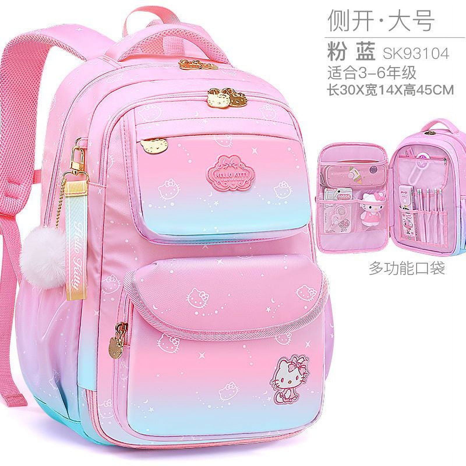 YC Cinnamoroll Children's Primary School Backpack, Pink Blue - Walmart.com
