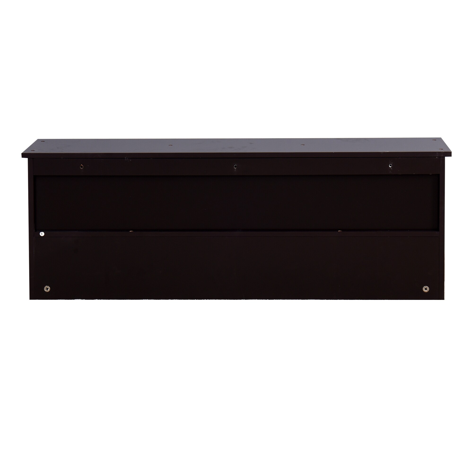 YC Entryway Wall Mounted Coat Rack with 4 Dual Hooks Living Room Wooden ...