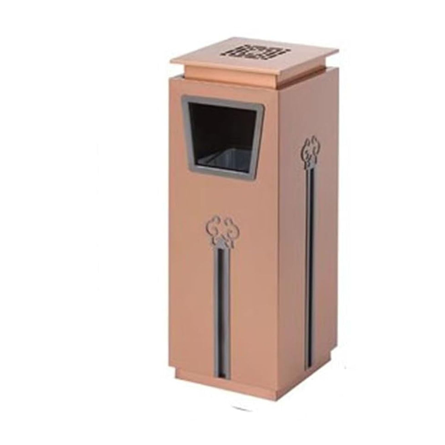 YCCHAH Large Trash Can Commercial Square Ashtray Office Building ...