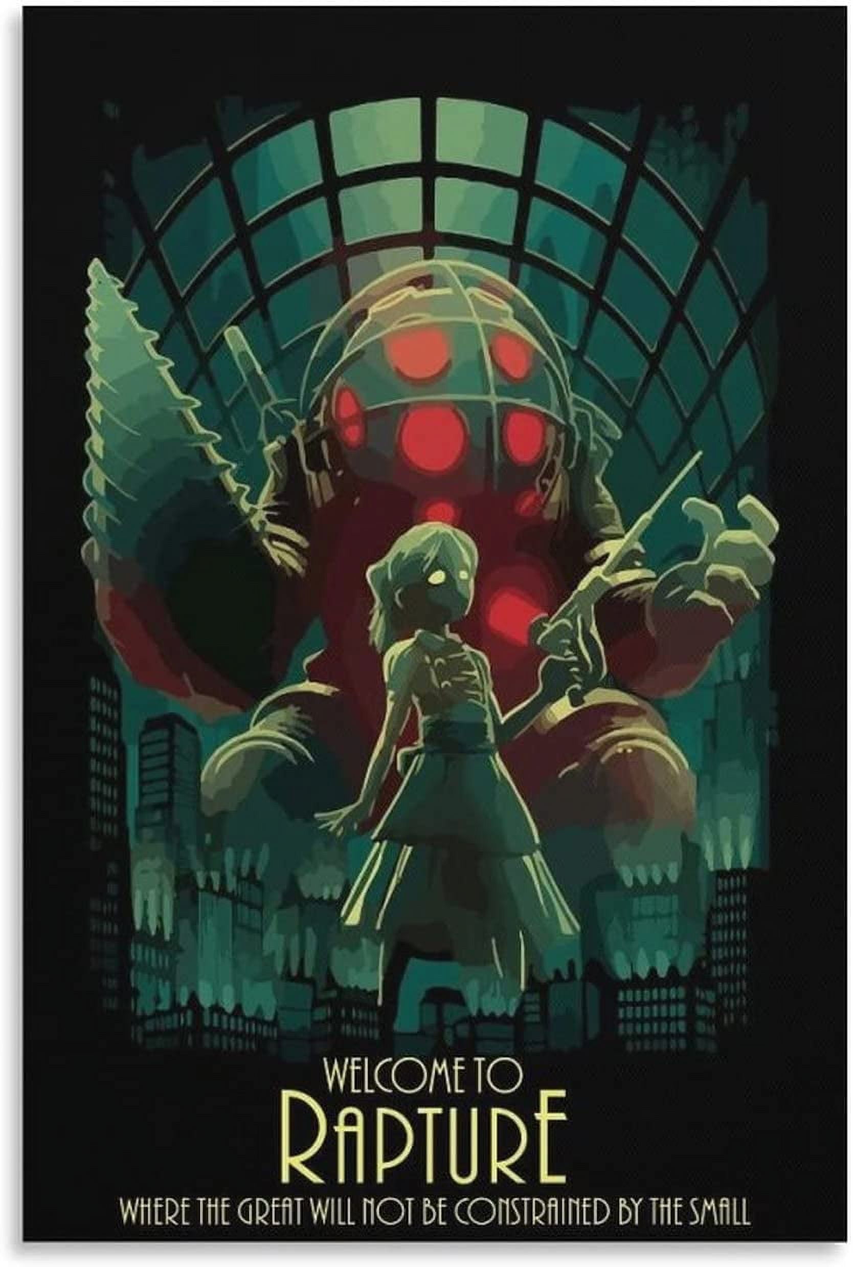 YCCJ-Bioshock Posters & Prints on Canvas Wall Art Poster for Room Decor ...