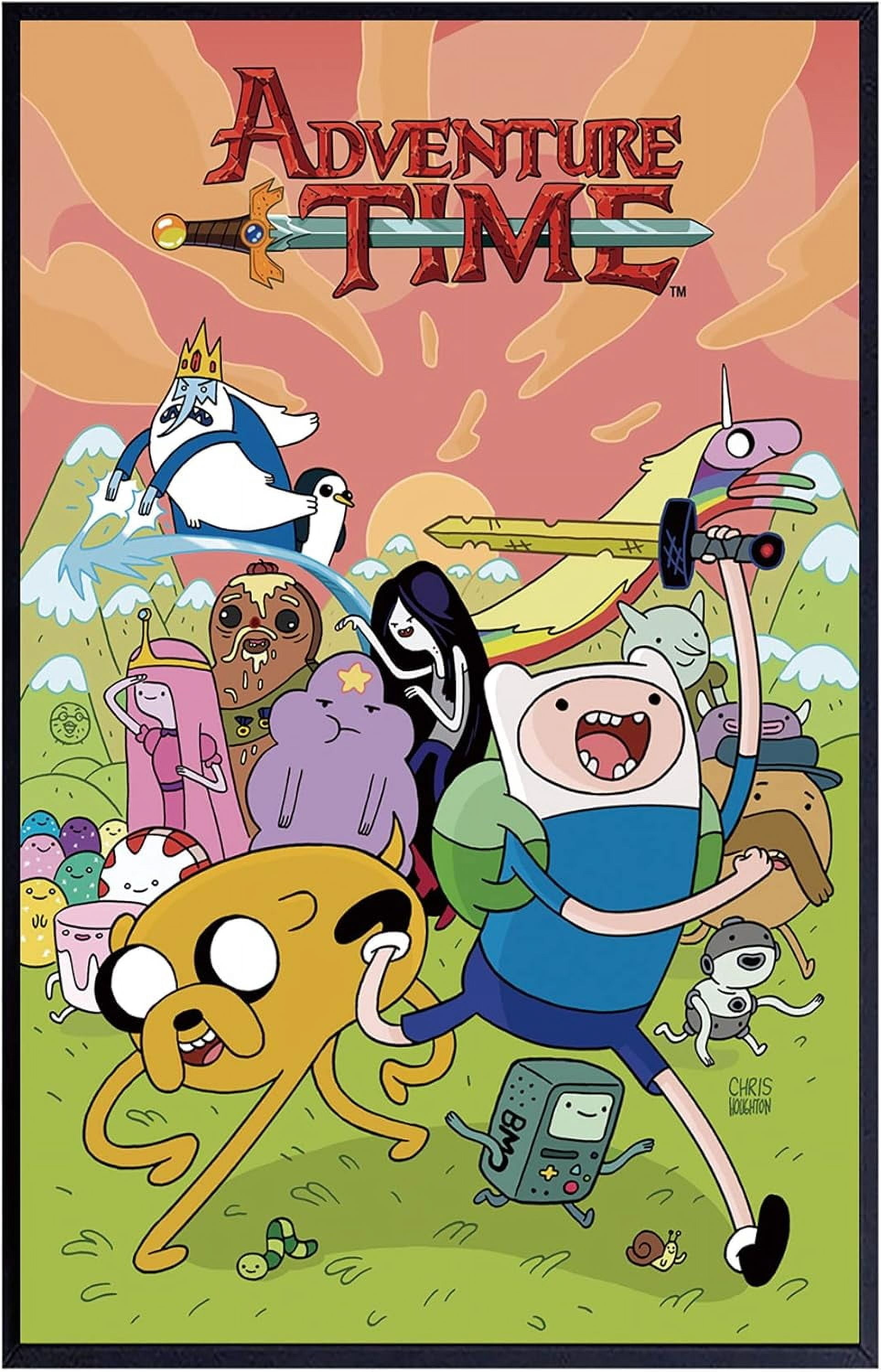 YCCJ-Christ-EZ Anime Cartoons Adventure Time Wall Art Print Poster Home ...