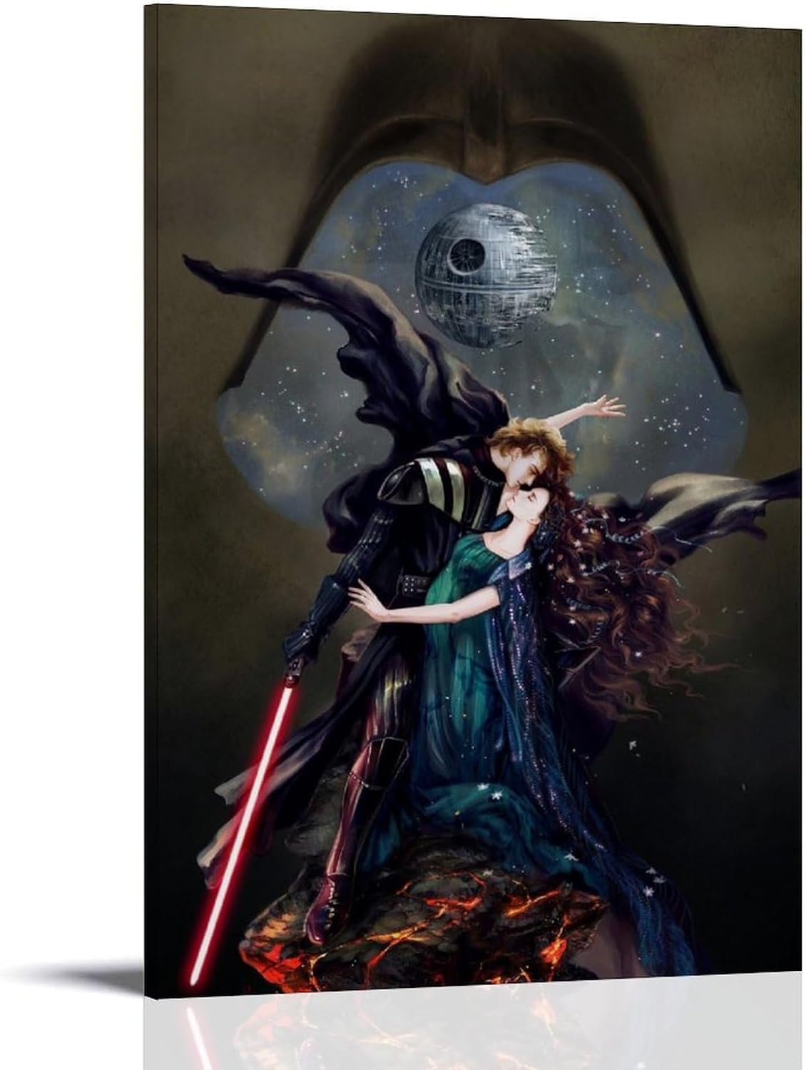 YCCJ-Darth Vader and Padme Anakin Skywalker Star Movie Wars Poster ...