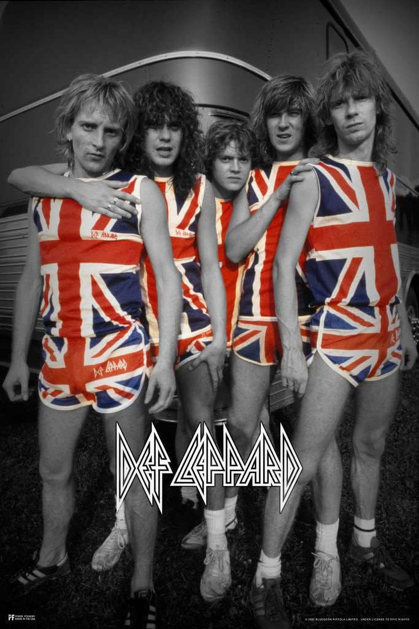 YCCJ-Def Leppard Poster 80s Aesthetic Rock Band Tapestry Frame Band ...