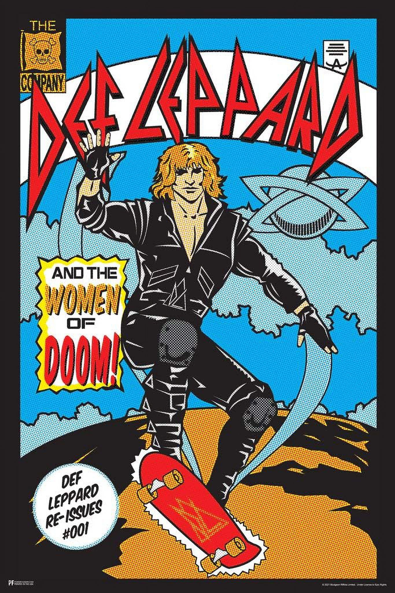 YCCJ-Def Leppard and the Women of Doom Comic Art Heavy Metal Music ...