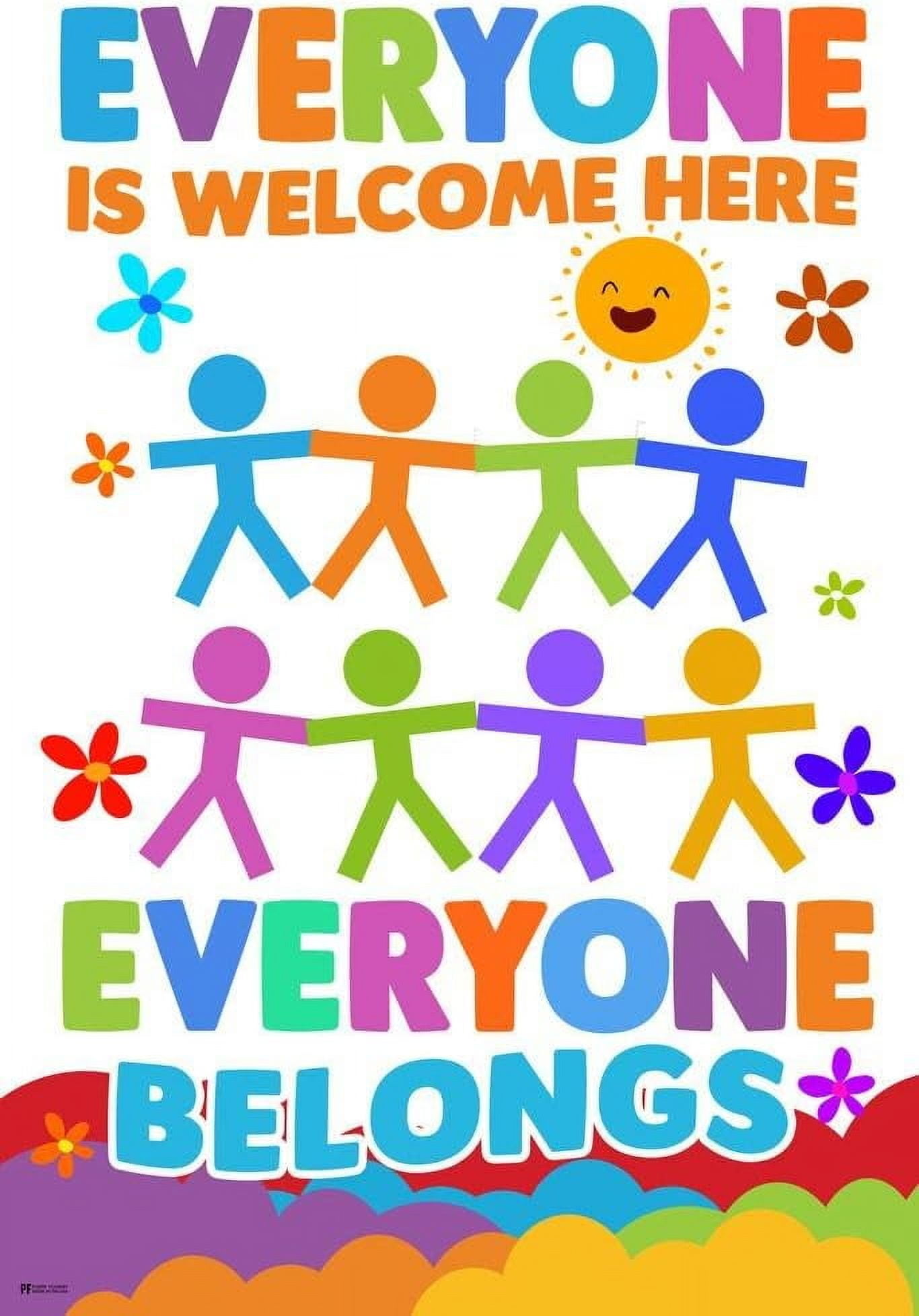 YCCJ-Everyone Is Welcome Here Everyone Belongs Rainbow Classroom ...