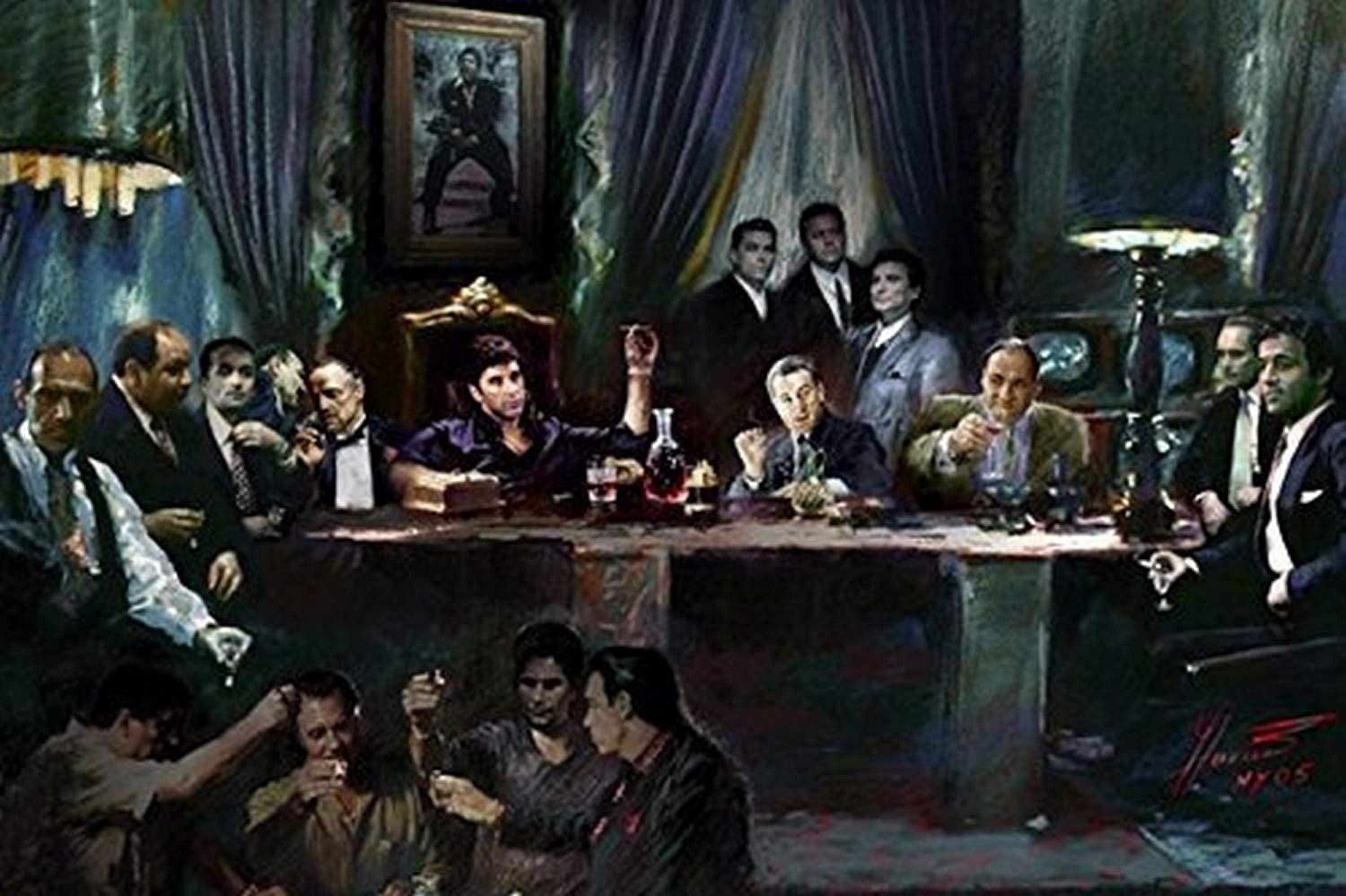 YCCJ-Gangster Last Supper by Ylli Haruni 36x24 Art Print Poster ...