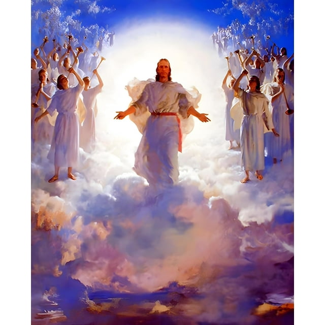 YCCJ-Jesus Christ (Second Coming) Religious Art Print Poster (16x20 ...