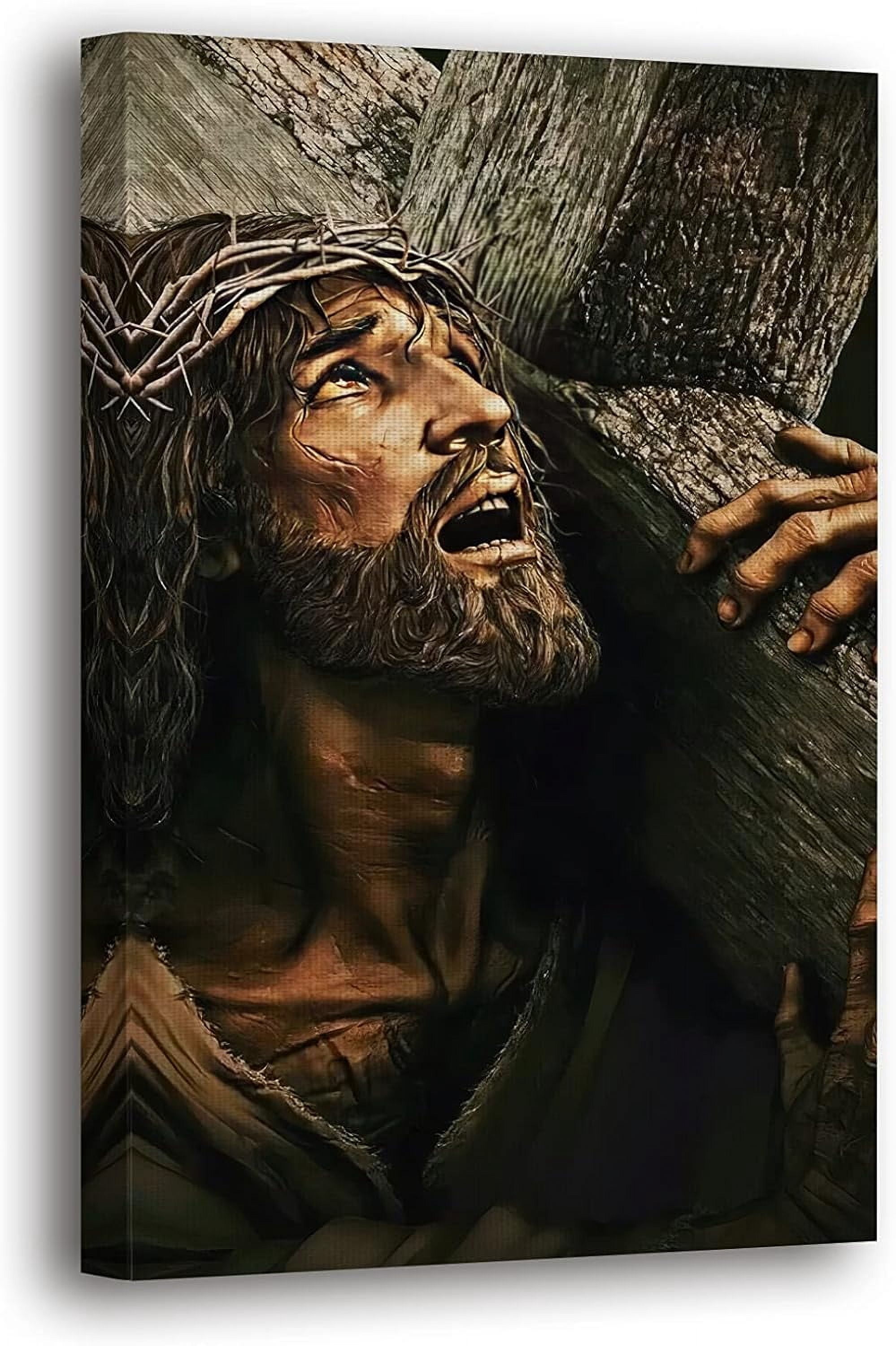 YCCJ-Jesus Wall Decor, Christian Cross Wall Home Posters, Judah ...