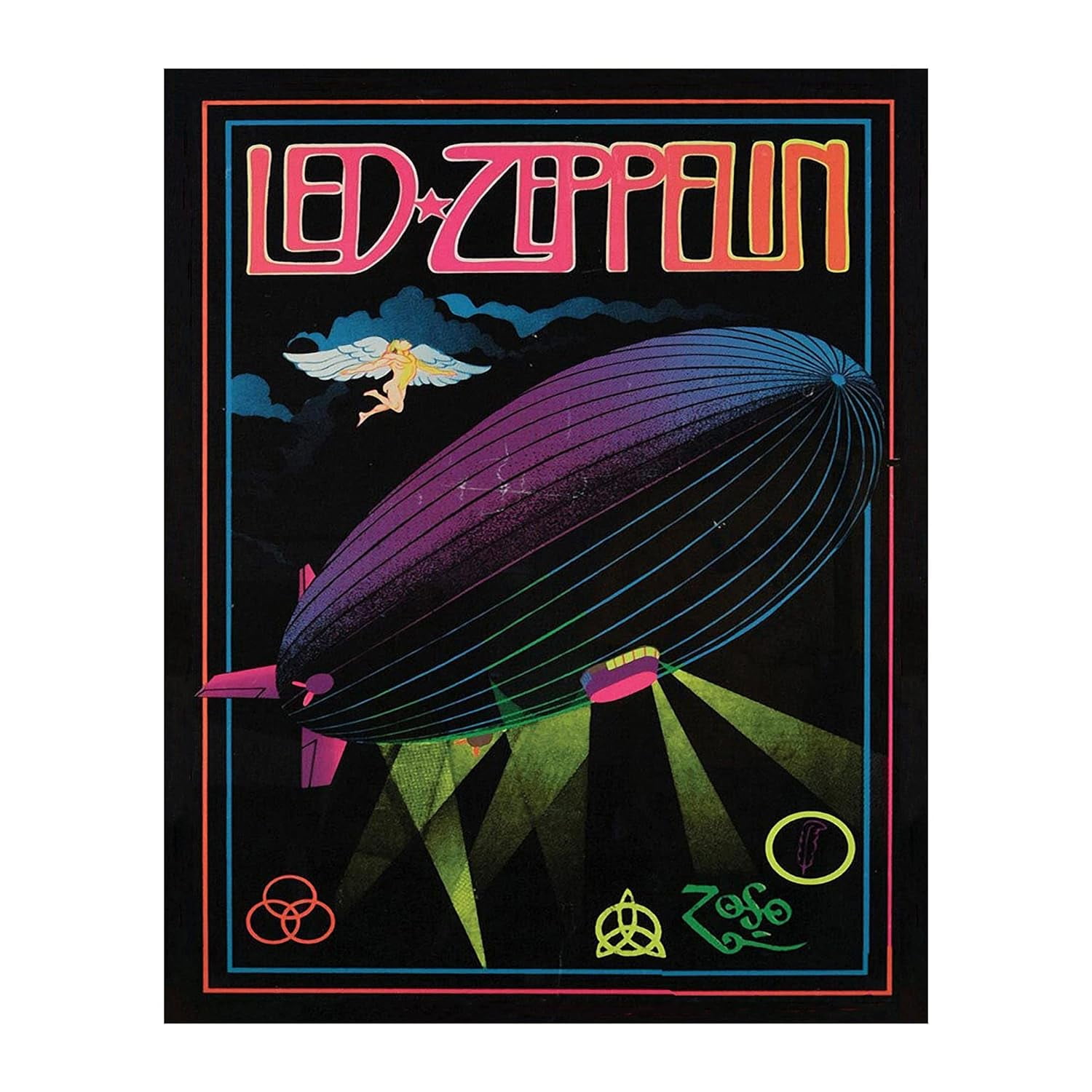 YCCJ-Led Zeppelin Music Wall Art Print - Classic Rock Band Poster For ...