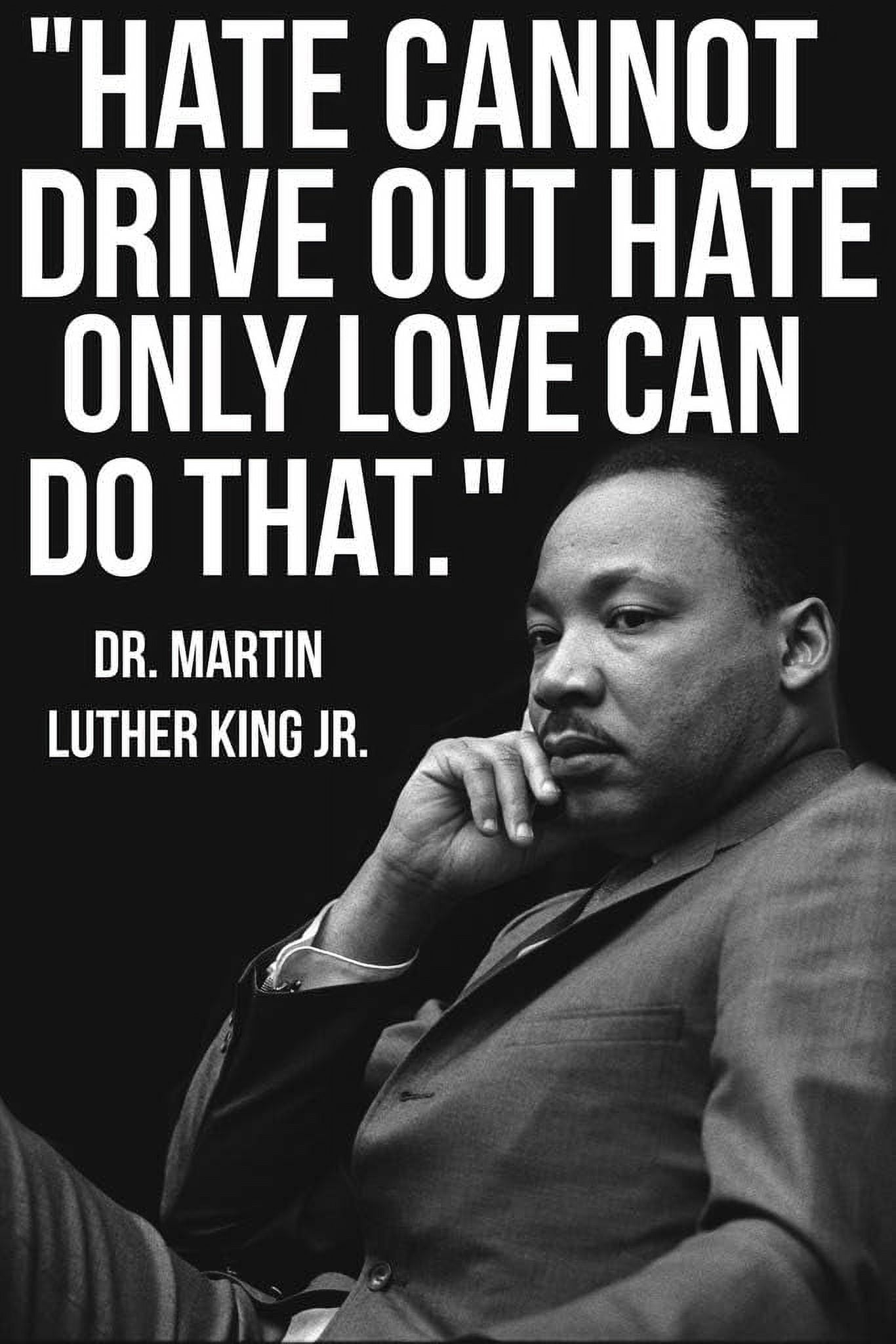 YCCJ-Martin Luther King Jr MLK Love Famous Motivational Inspirational ...