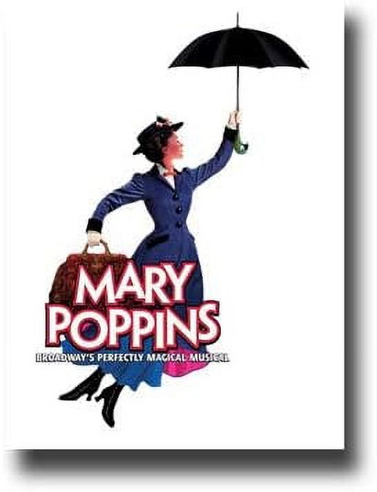YCCJ-Mary Poppins Poster Broadway Musical Promo 11 x 17 inches Umbrella ...