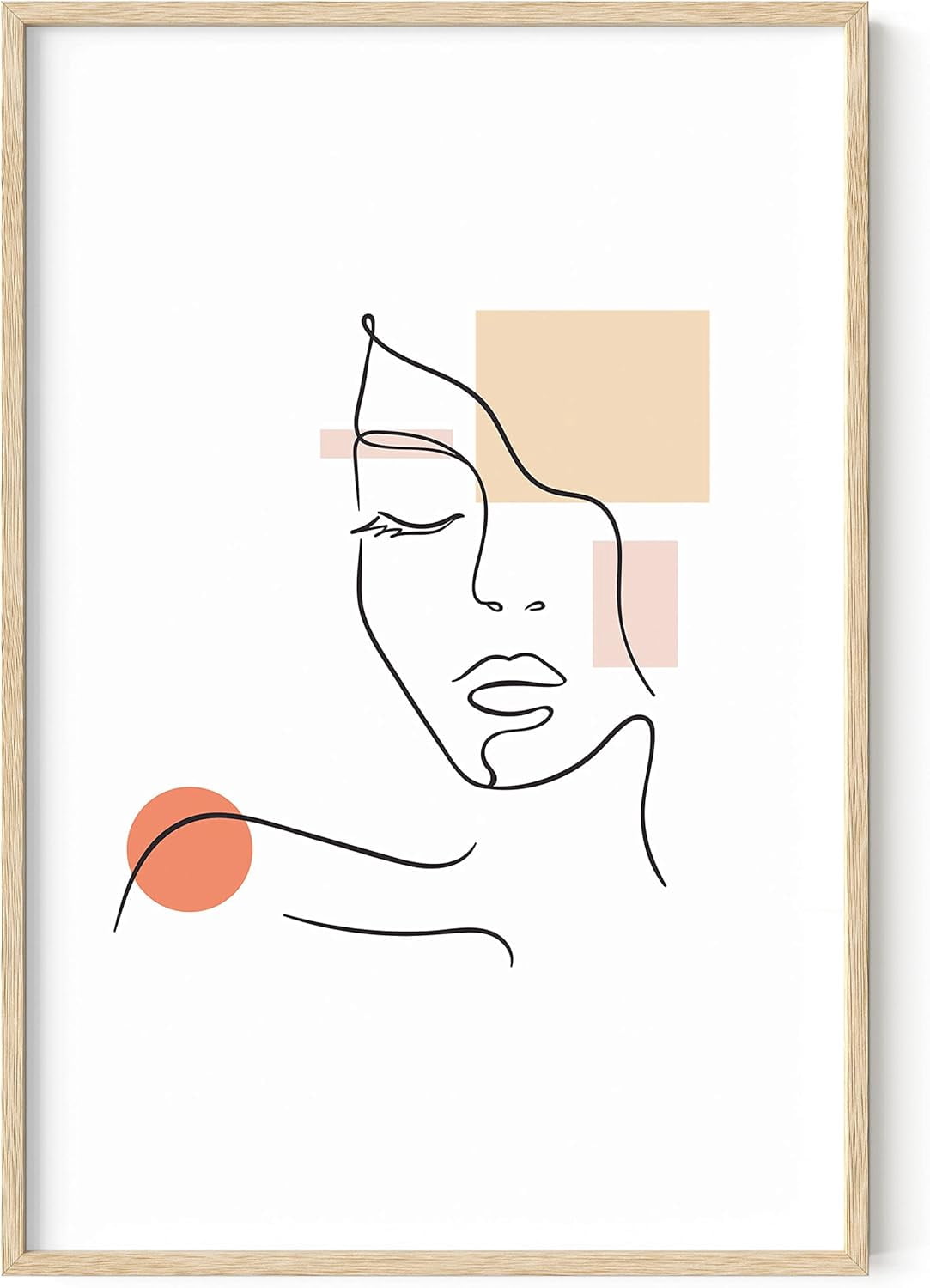 YCCJ-Minimalist Wall Art - Abstract Poster Line Art Drawing Poster ...