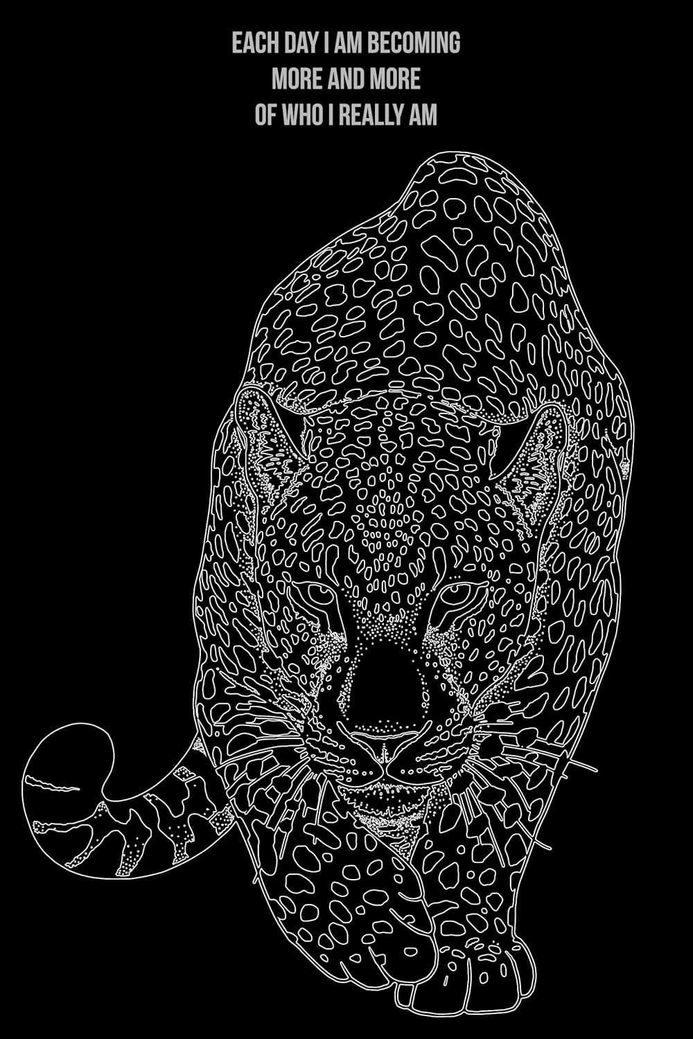 YCCJ- Most Popular Black Panther Theme Quote Posters Power Strength ...