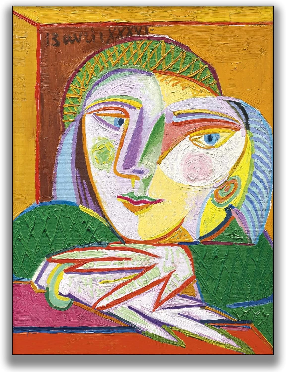 YCCJ-Picasso Wall Art - Woman By The Window Poster - Famous Abstract ...