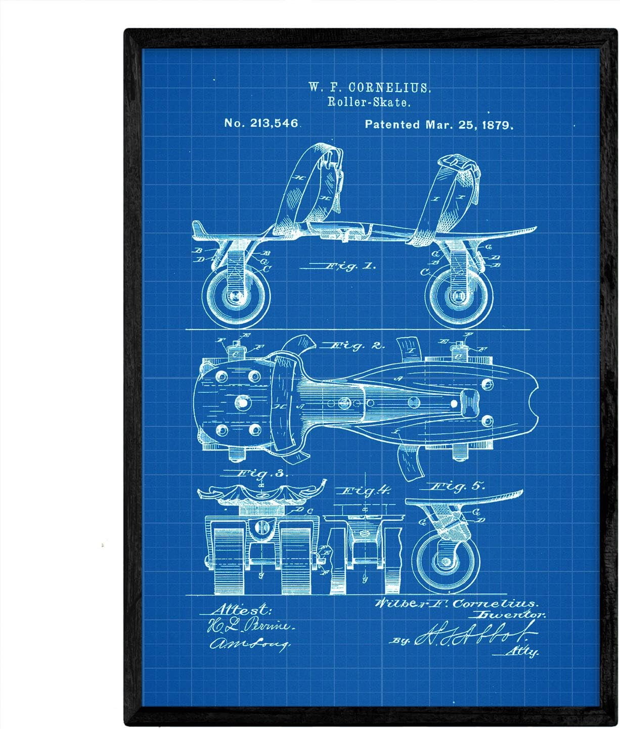 YCCJ-Poster patent Patin. Sheet with old design patent A3 size with ...