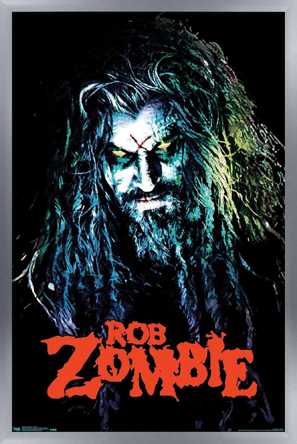YCCJ-Rob Zombie - Hellbilly Wall Poster, 22.375" x 34", Silver Unframed ...