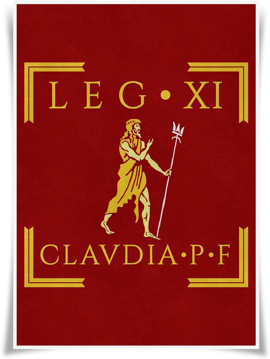 YCCJ-Roman Legion Flag Poster Fabric Print - Ancient Roma History Art ...