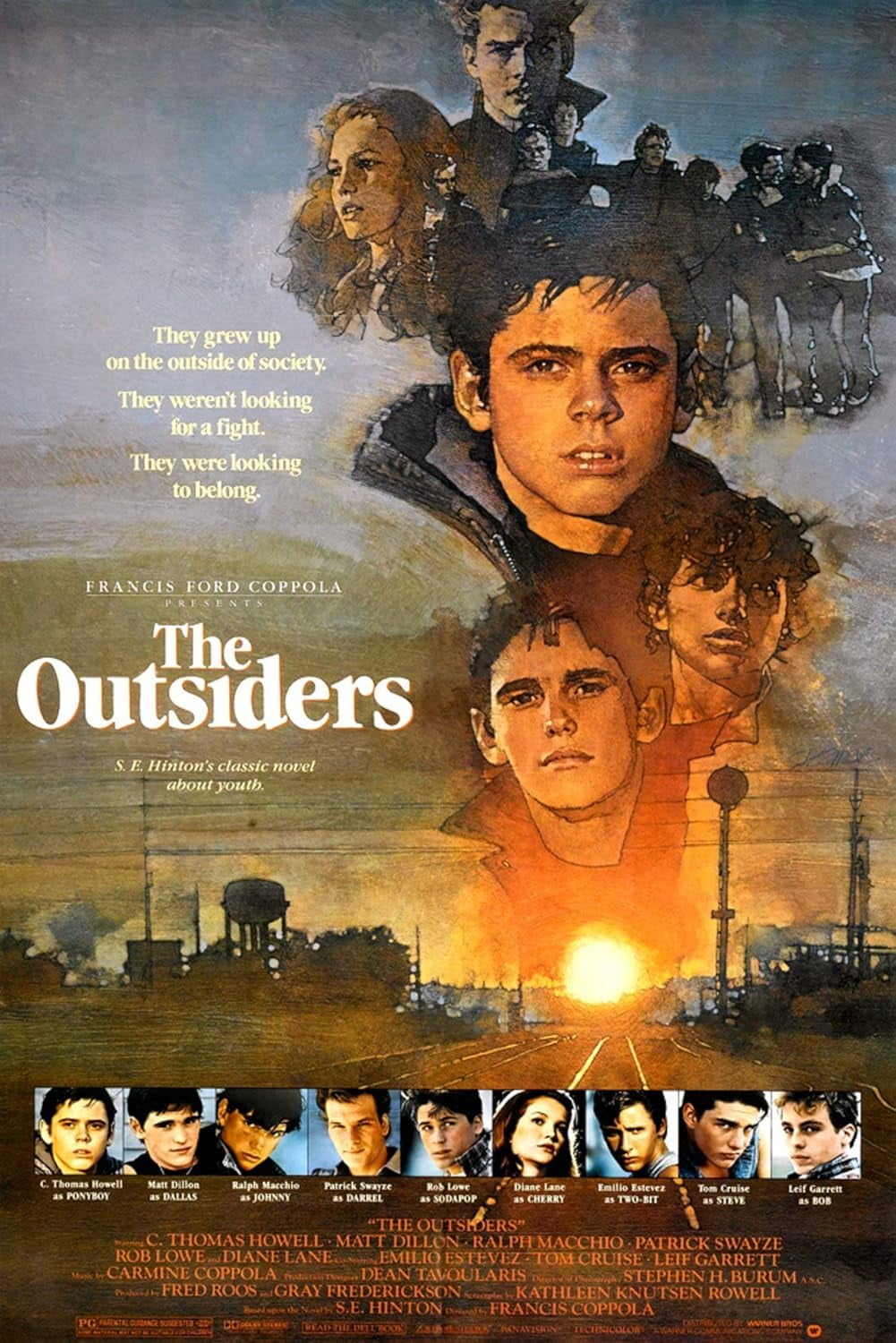 YCCJ-The Outsiders Movie Poster 12x18 inch(30cmx46cm) Frameless Gift ...