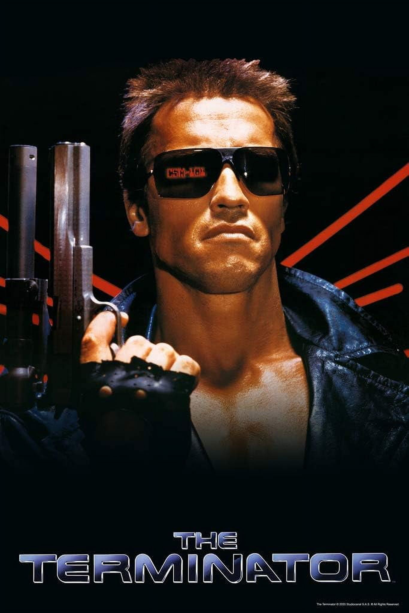 YCCJ-The Terminator Official Movie Key Art Arnold Schwarzenegger Action ...
