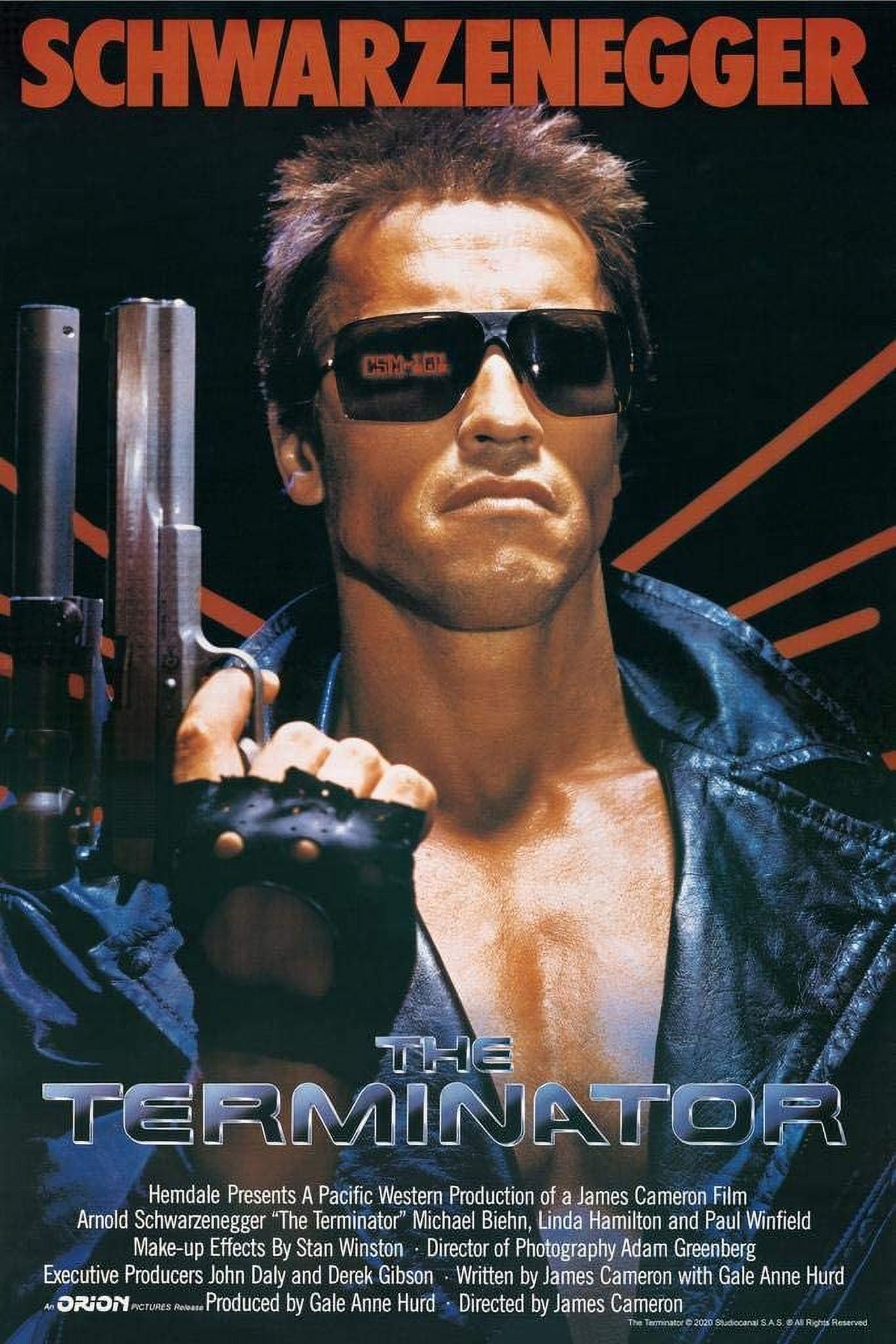 YCCJ-The Terminator Poster Vintage Classic Movie Posters Iconic Theater ...