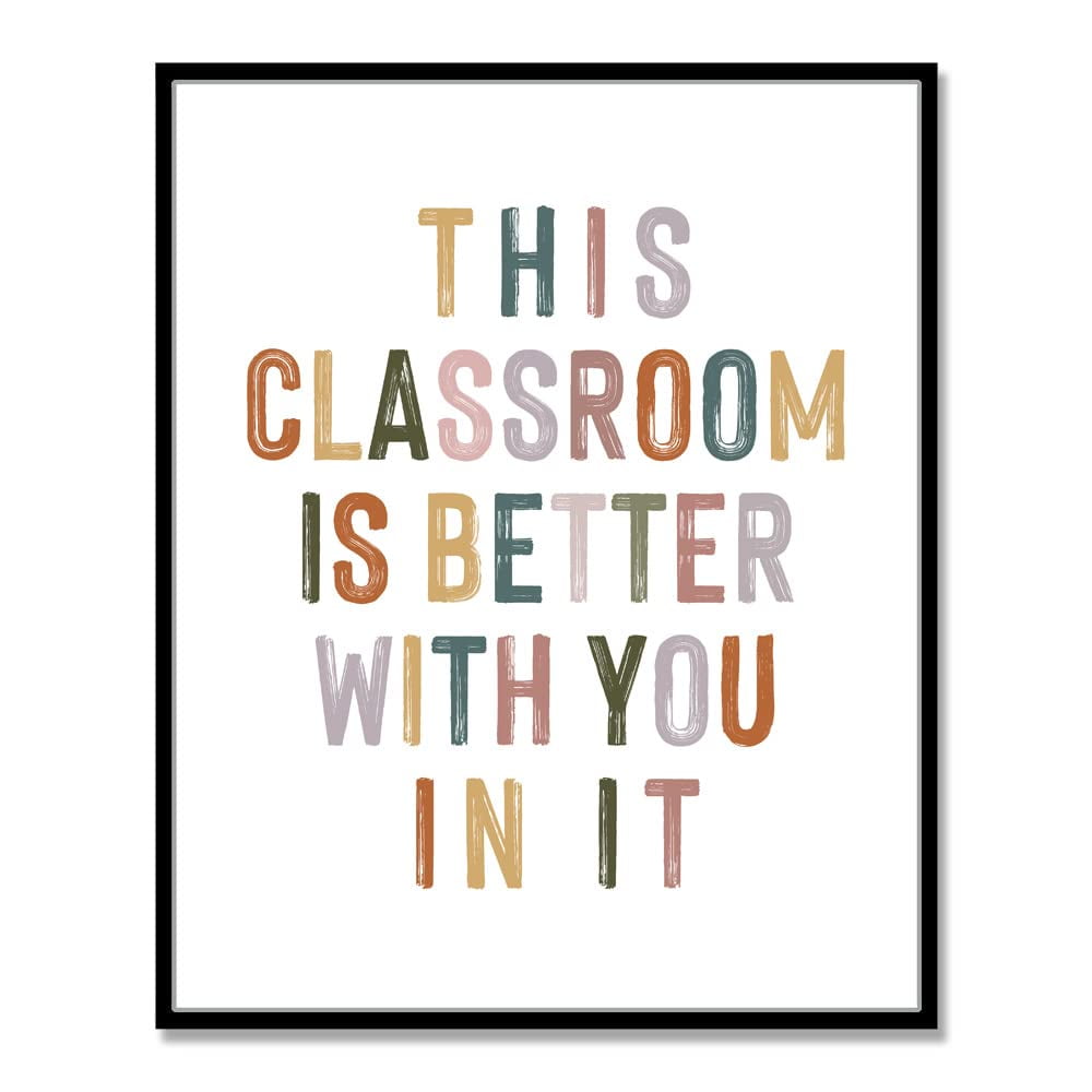 YCCJ-This Classroom Is Better With You In It, Positive Motivational ...