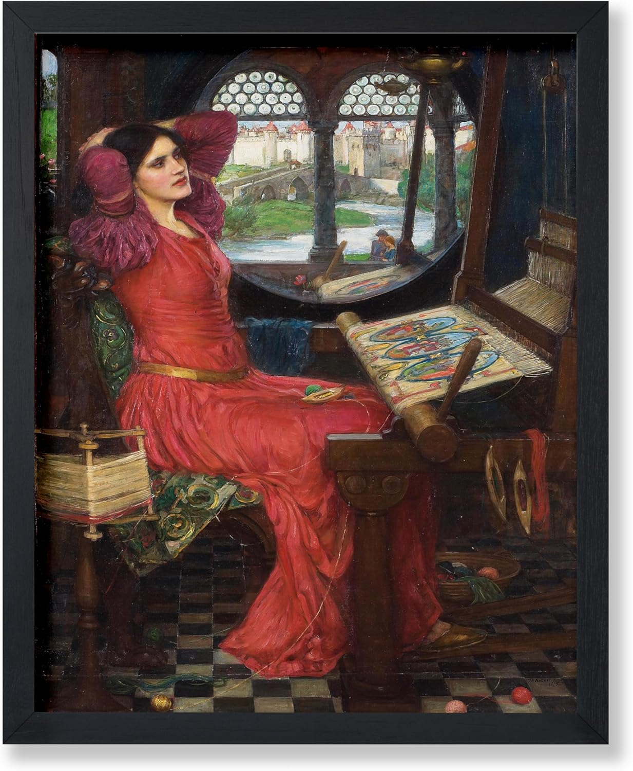 YCCJ-Vintage John William Waterhouse Poster - I am Half Sick of Shadows ...