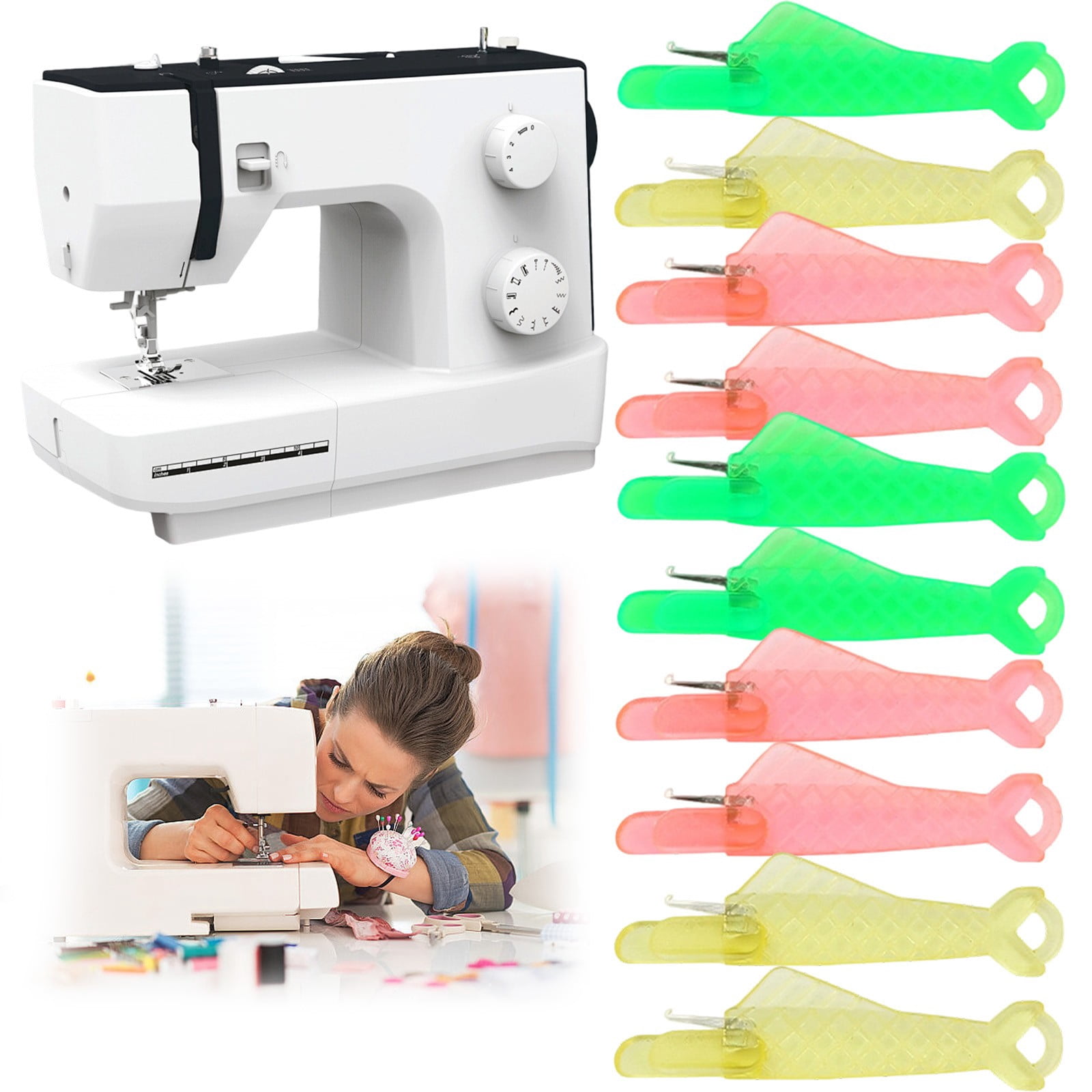 YCCMML Sewing Machine Needle Threader Tool, 2026 New Upgraded Automatic ...