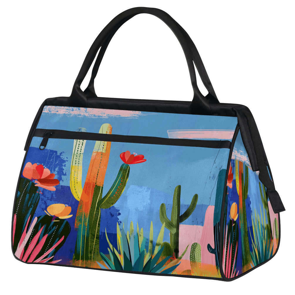 YCCZCPRL Cactus Flowers Weekender Travel Duffel Bag Carry On Overnight ...