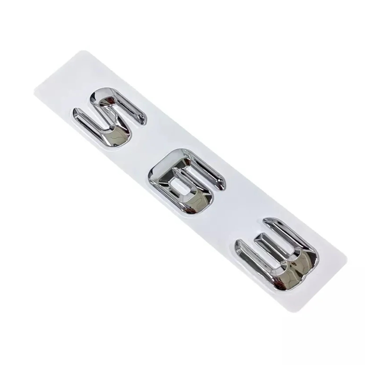 YCFCTDLNKP 3D Chrome Car Trunk Letters Sticker For S63 G63 C63 E63 AMG ...